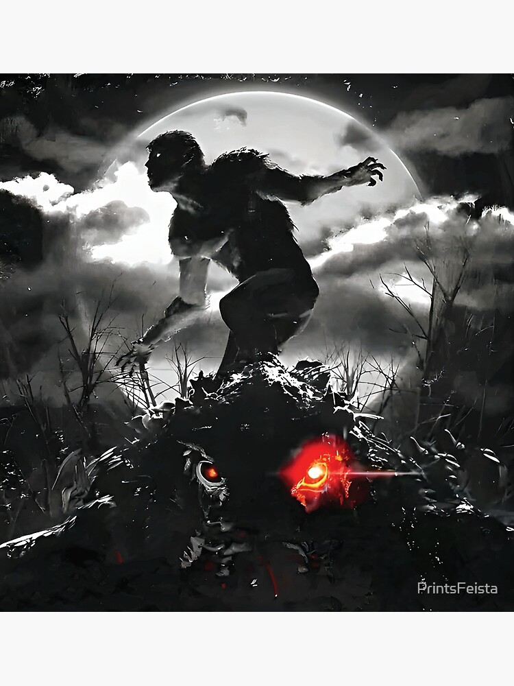 "WEREWOLF by Night -Full Moon Edition " Poster for Sale by PrintsFeista ...
