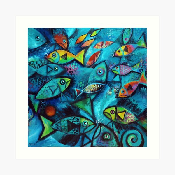 "Unda the sea" Art Print for Sale by Karin Zeller | Redbubble