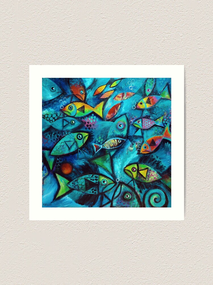 "Unda the sea" Art Print for Sale by Karin Zeller | Redbubble