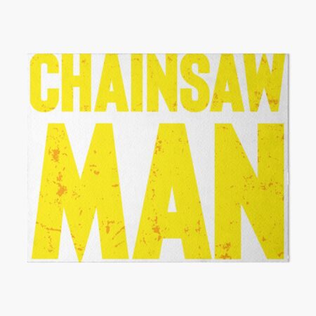 "Chainsaw man logo" Art Board Print for Sale by Deepcale | Redbubble