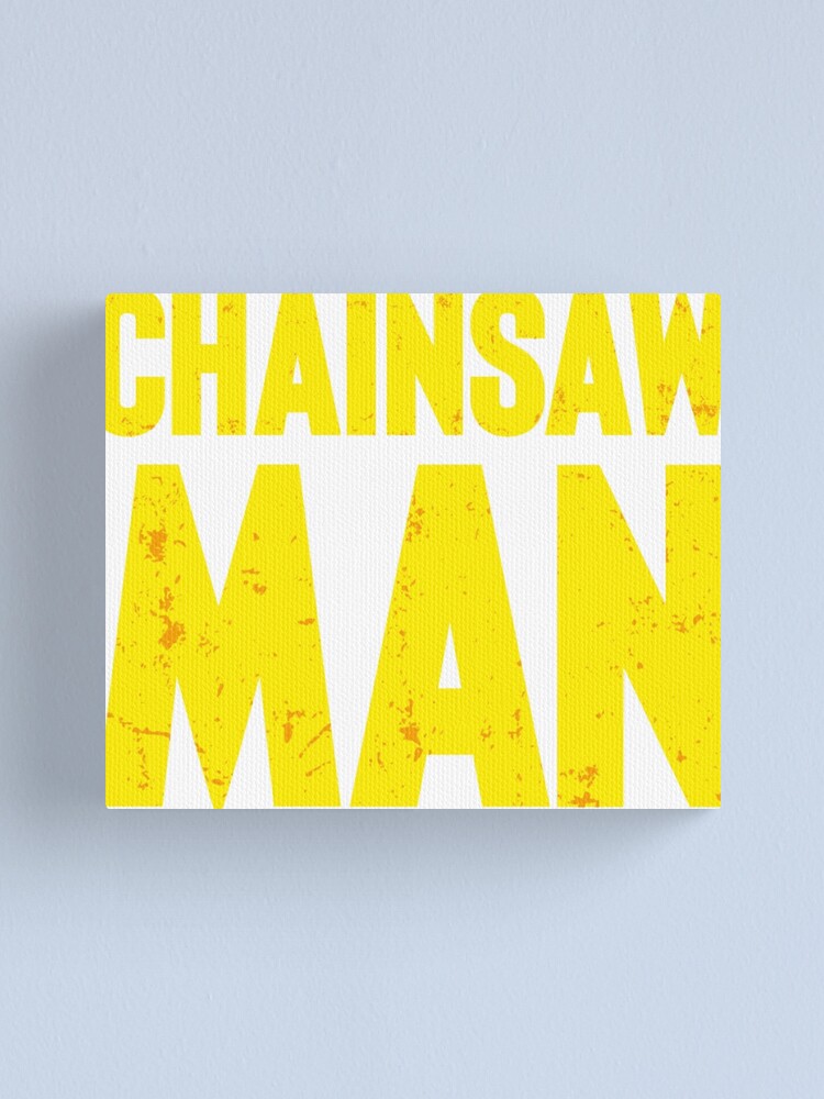 "Chainsaw man logo" Canvas Print for Sale by Deepcale | Redbubble