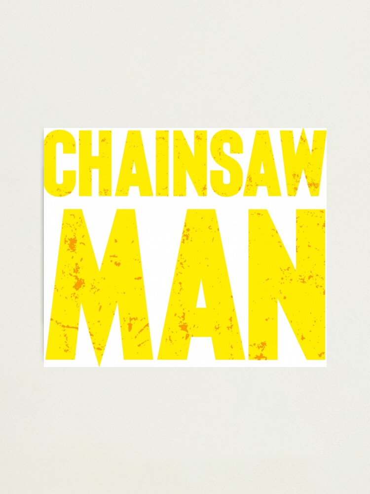 "Chainsaw man logo" Photographic Print for Sale by Deepcale | Redbubble