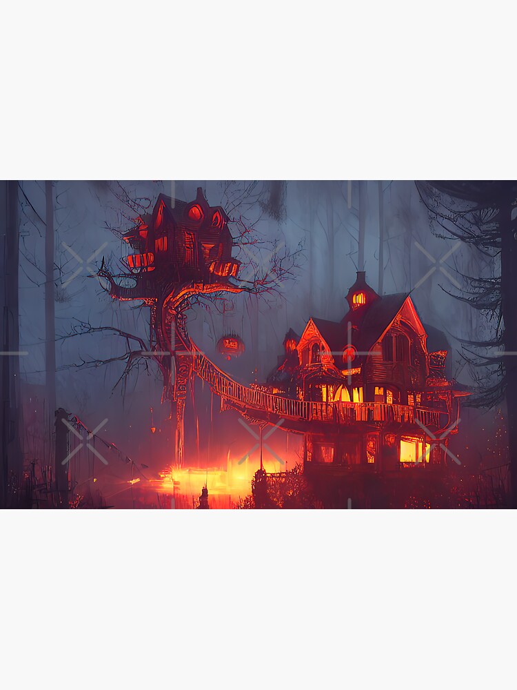 "Treehouse of Horror - Red Fire" Sticker for Sale by S7ptimus | Redbubble