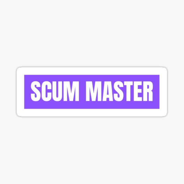 "scum master" Sticker for Sale by TomorrowQuotes | Redbubble