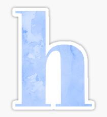 Letter H Stickers | Redbubble