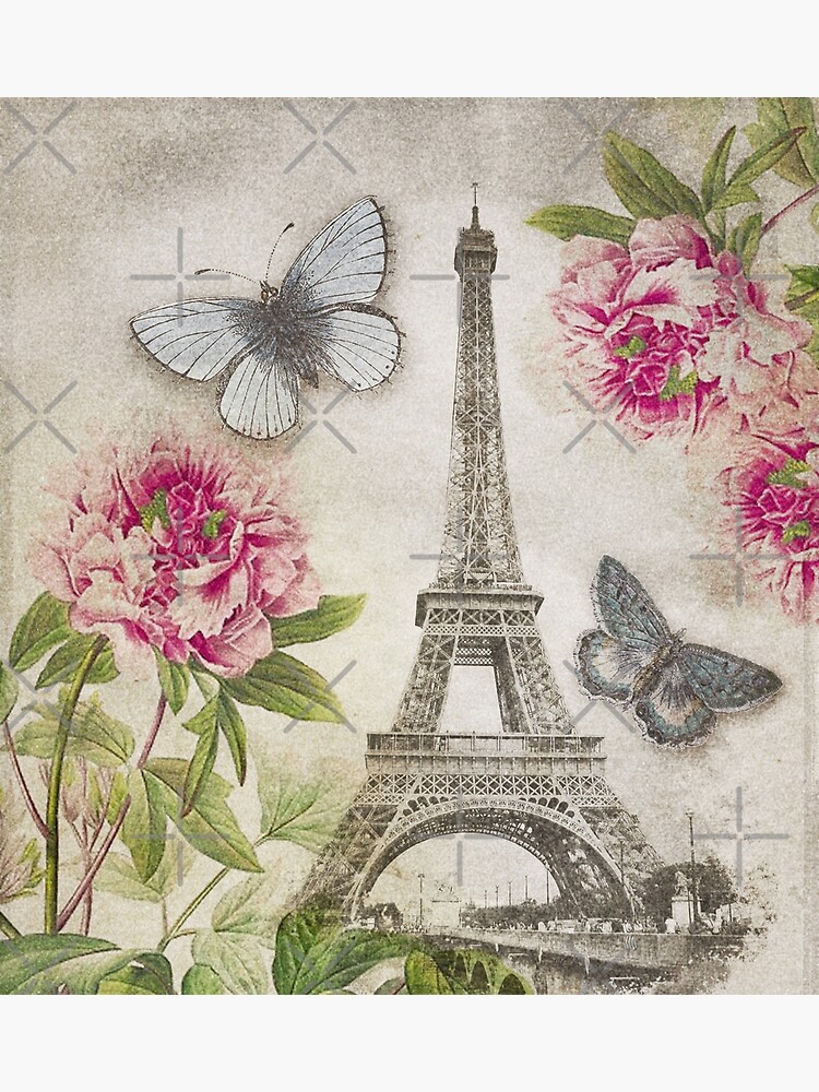"Vintage Paris Eiffel Tower Collage" Poster for Sale by BluePlanet ...