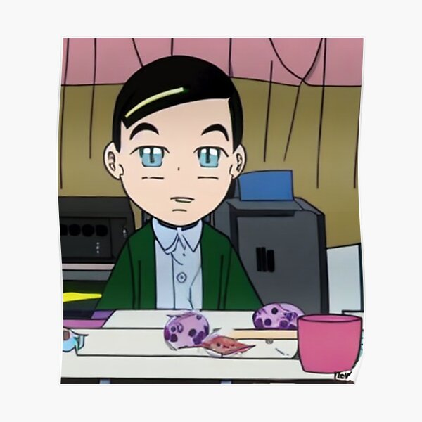"Young Sheldon in anime style" Poster for Sale by Nakumis-shop | Redbubble