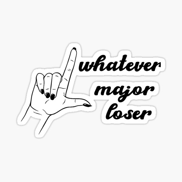 "Whatever Major Loser, Rock Camp, Camp Star, Summer Music Camp" Sticker ...