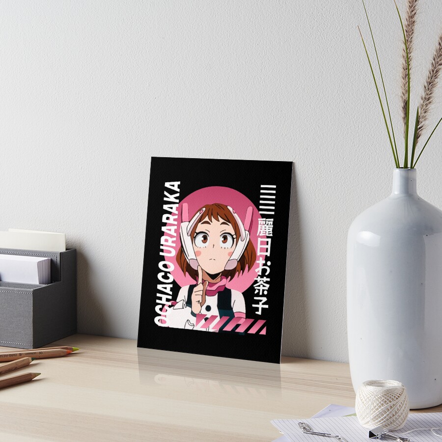 "Ochaco Uraraka MHA, Uravity BNHA" Art Board Print for Sale by ...