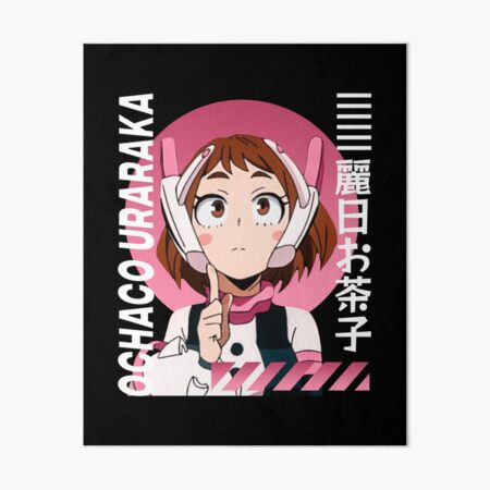"Ochaco Uraraka MHA, Uravity BNHA" Art Board Print for Sale by ...