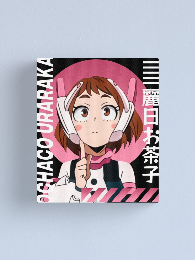 "Ochaco Uraraka MHA, Uravity BNHA" Canvas Print for Sale by Saghanime ...