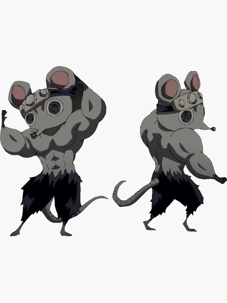"muscle mice" Sticker for Sale by zarloul | Redbubble