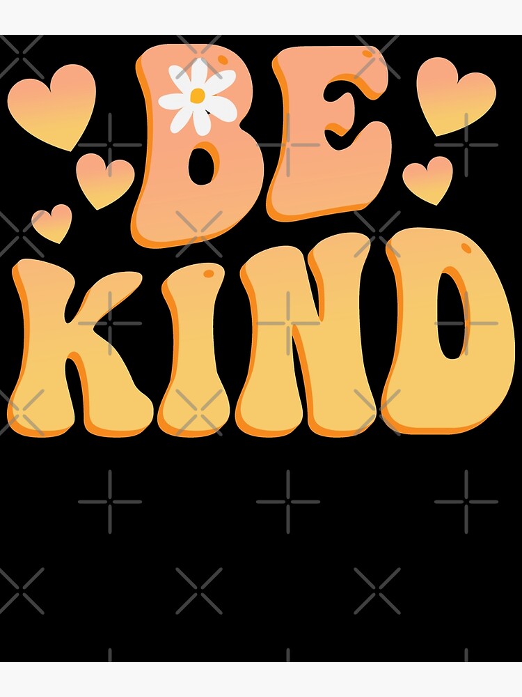 "UNITY DAY Orange Anti Bullying Be kind Groovy" Photographic Print for ...