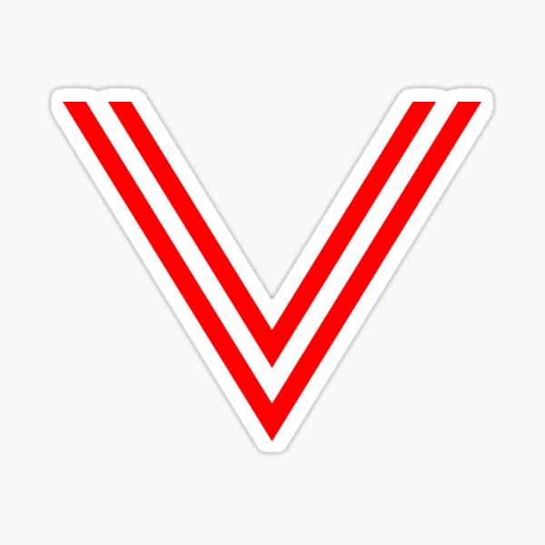 "England Rugby League Retro V Chevron" Sticker for Sale by Culture ...