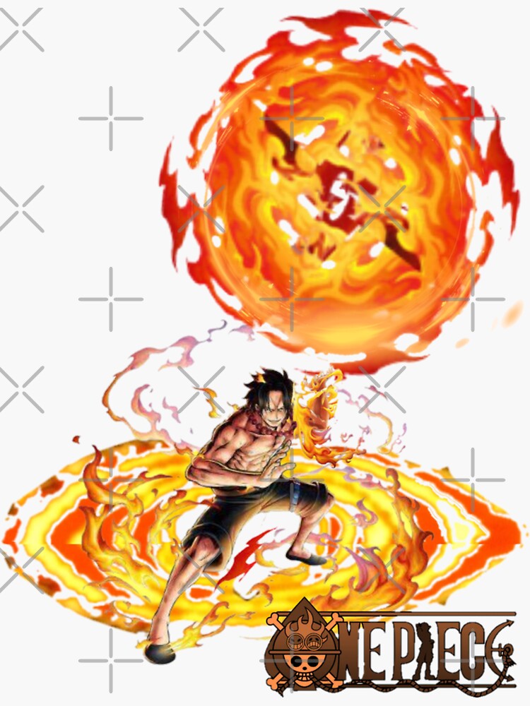 " Ace Dai enkai entei logo for halloween" Sticker for Sale by ShopDz21 ...