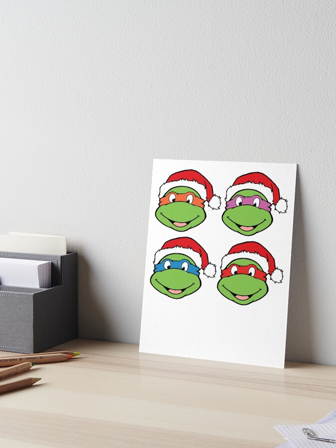 "Teenage Mutant Ninja Turtles - Christmas" Art Board Print for Sale by ...