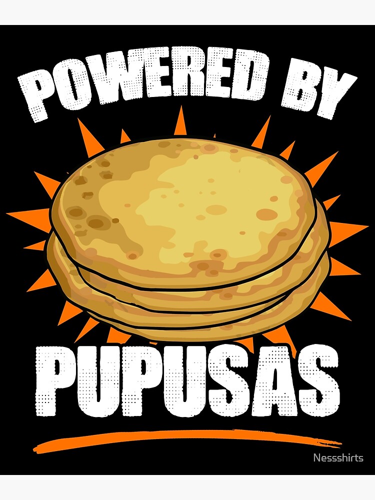 Póster «Humor salvadoreño divertido de las pupusas de la comida para el ...