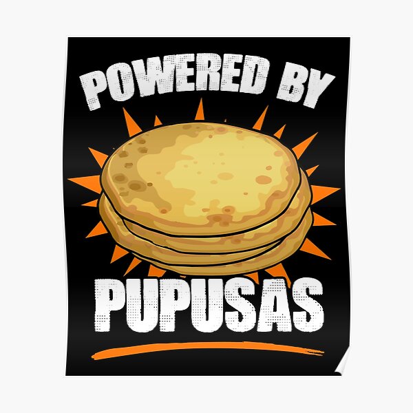 Póster «Humor salvadoreño divertido de las pupusas de la comida para el ...