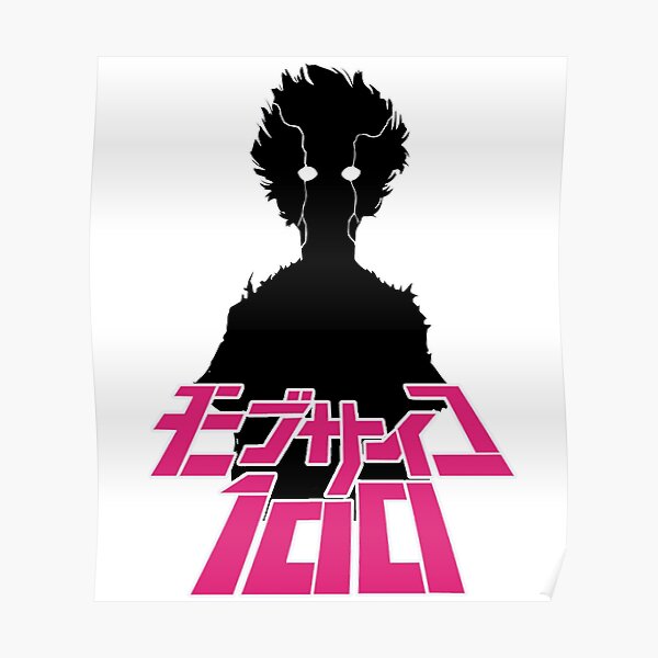 "mob psycho 100" Poster for Sale by Hoomura | Redbubble