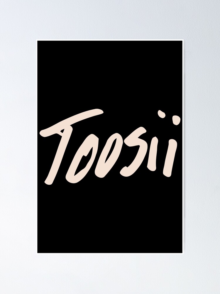 "Toosii Merch Toosii Logo" Poster for Sale by RedhirZo | Redbubble