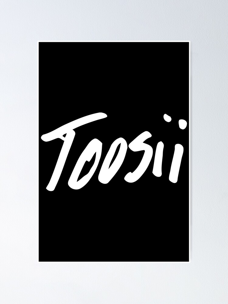 "Toosii Merch Toosii Logo" Poster for Sale by RedhirZo | Redbubble