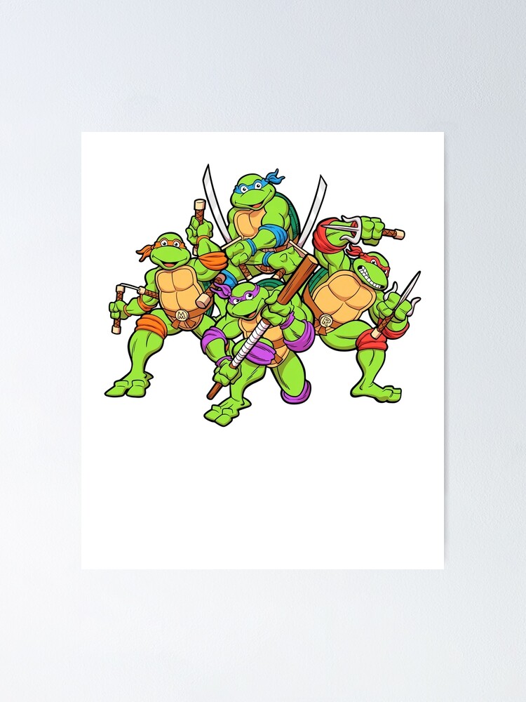 "TMNT" Poster for Sale by gregmartirp | Redbubble
