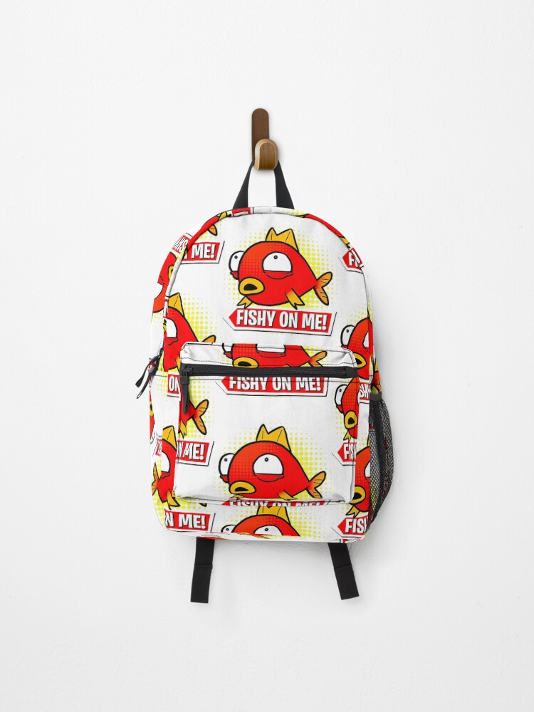 "Tiko Derpy Fishy on me" Backpack for Sale by ConstaOpitz | Redbubble