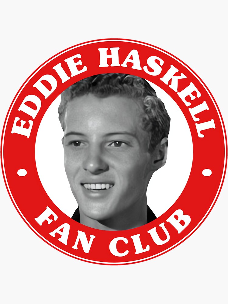 "Eddie Haskell Fan Club " Sticker for Sale by arregikrstsd | Redbubble