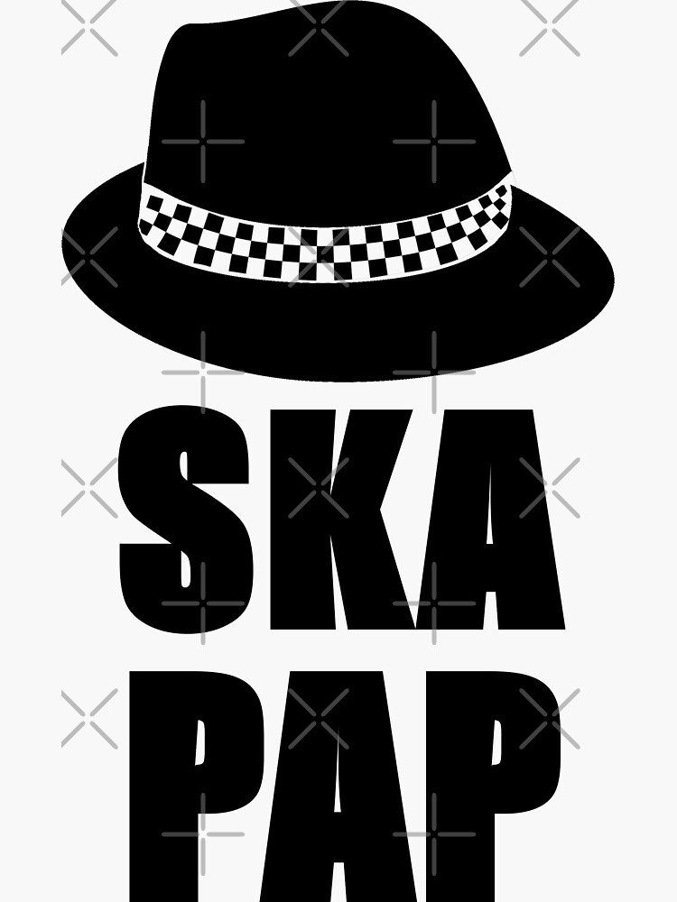 "SKA pap, for light background" Sticker for Sale by Jeeb-Arts | Redbubble