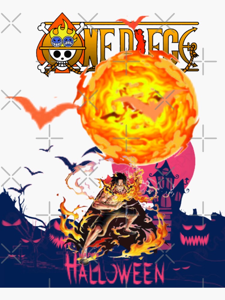 "Ace vampire dai enkai entei with ace.happy halloween logo" Sticker by ...