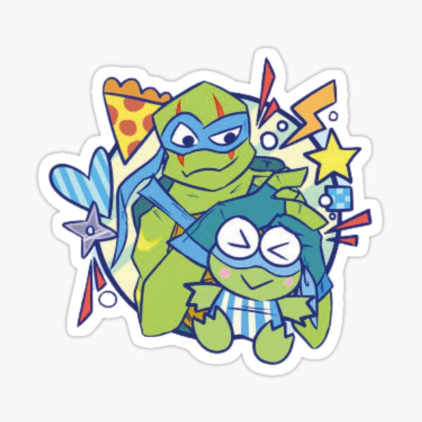 "Rise of tmnt Leo" Sticker for Sale by donton12 | Redbubble