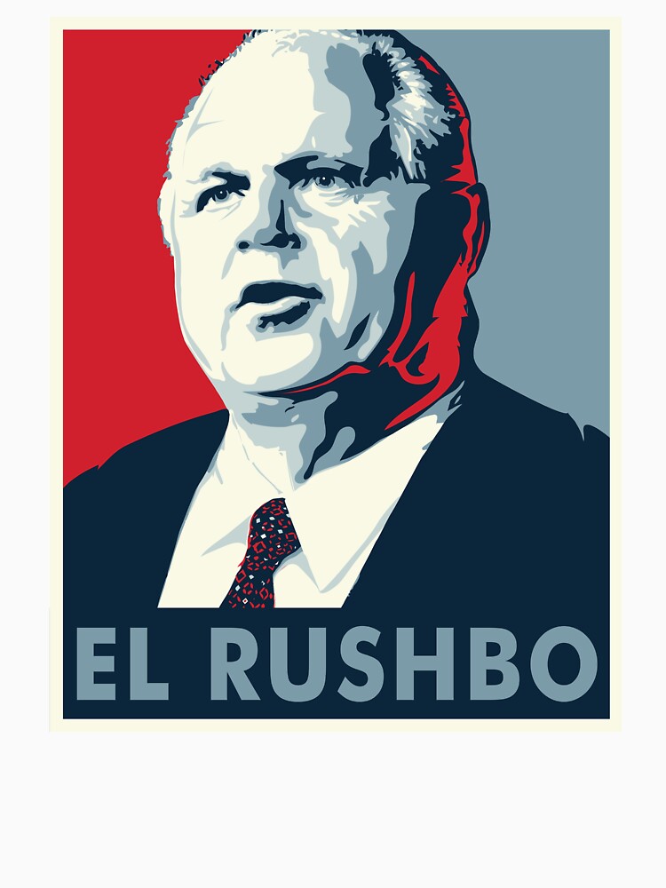 "El Rushbo" Essential T-Shirt for Sale by rightposters | Redbubble