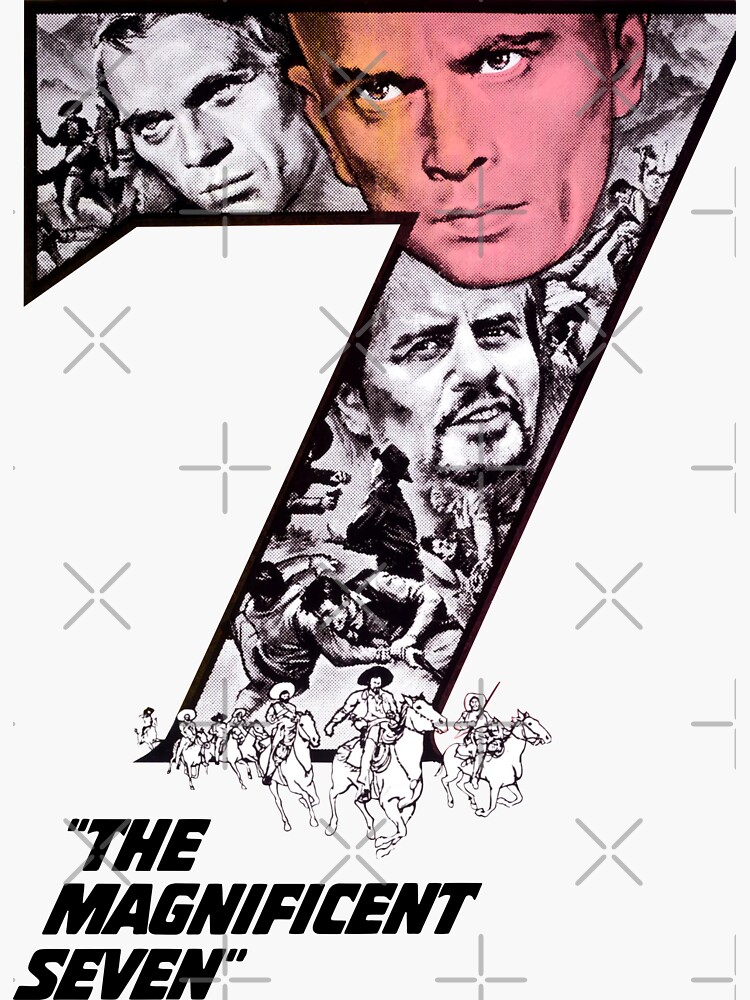 "Eva Gromann Men's The Magnificent Seven" Sticker for Sale by ...