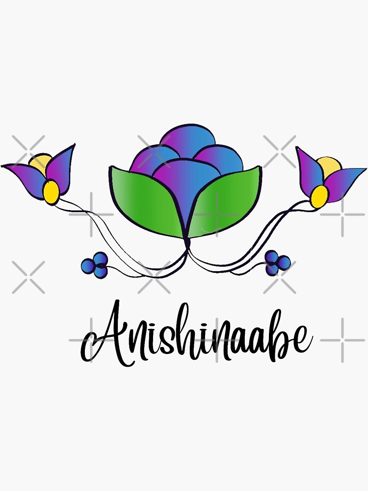 "Anishinaabe " Sticker for Sale by YourFavAuntie | Redbubble