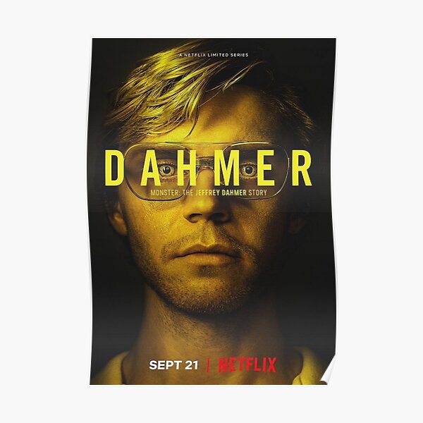 "Jeffrey Dahmer" Poster for Sale by stuff-and-that | Redbubble