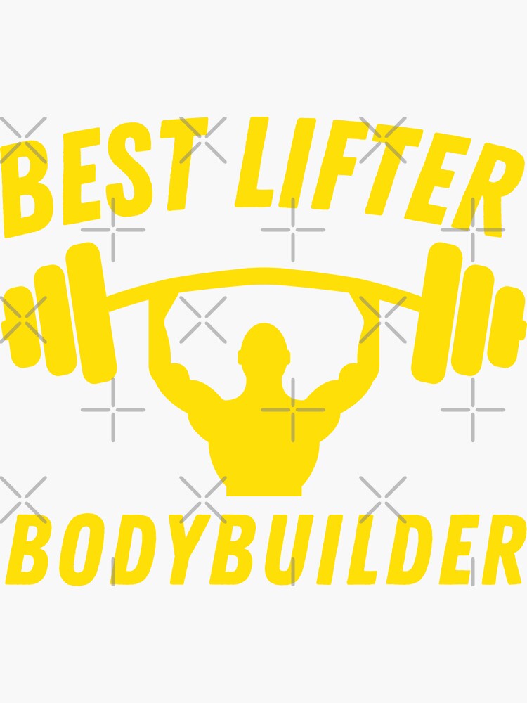 "Best Lifter Bodybuilder Funny Weight Lifter Workout Gym Lover" Sticker ...
