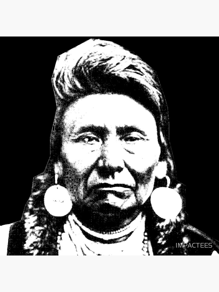 "Chief Joseph (large)" Poster by IMPACTEES | Redbubble