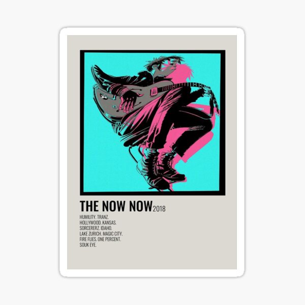 "gorillaz the now now minimalist album" Sticker for Sale by ...