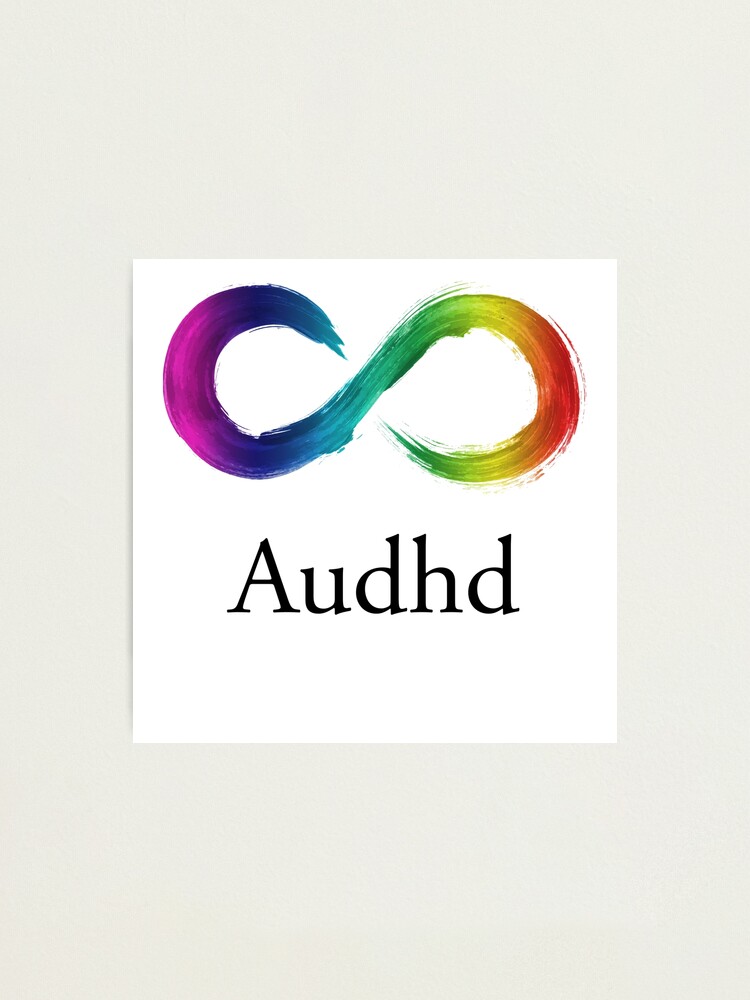 Lámina fotográfica «Símbolo de neurodiversidad audhd (autista/adhd)» de ...