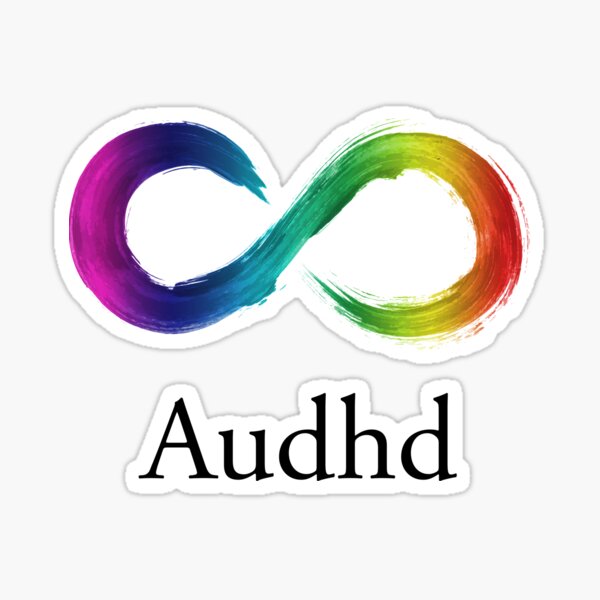 "Audhd (autistic/adhd) Neurodiversity Symbol" Sticker for Sale by ...