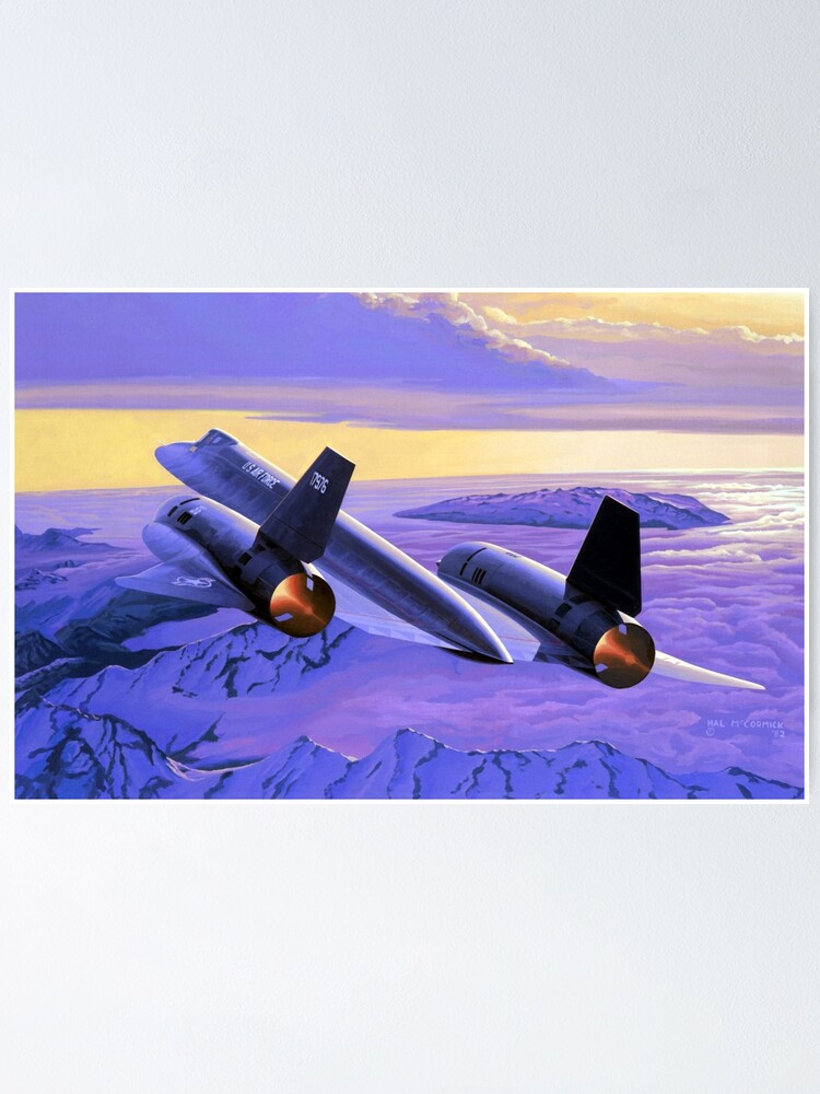 ""SR-71: First Operational Mission" Artist: Hal McCormick" Poster for ...