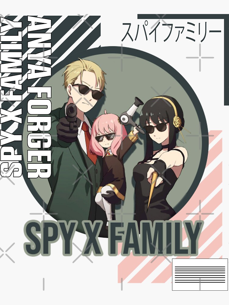 "Green Spy X Family Trio Main Characters Streetwear Style for Men Women ...