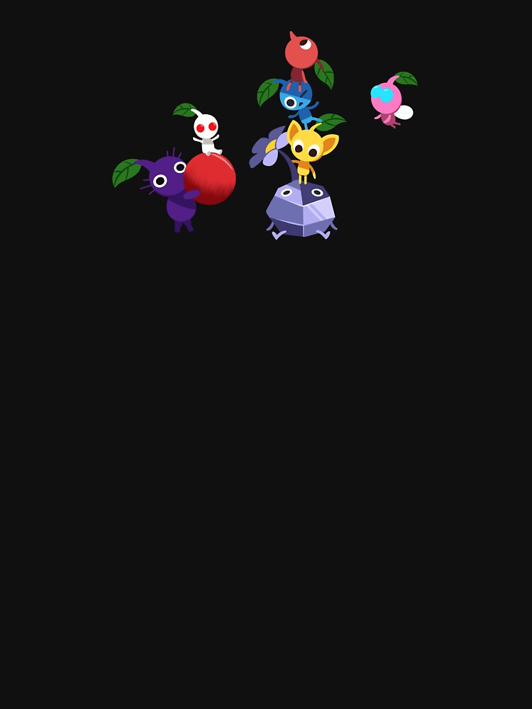 "PIKMIN - Collage of Characters " T-shirt for Sale by ThePawsitives ...