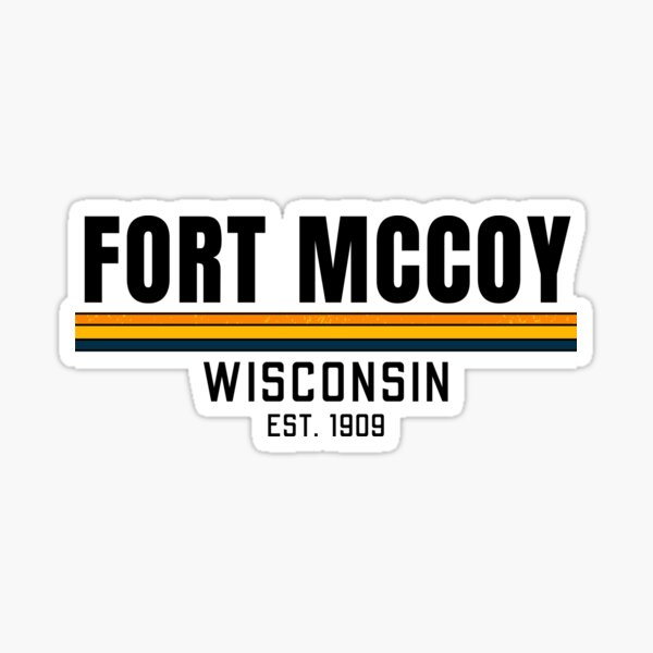 "Fort McCoy In Wisconsin Army Base" Sticker for Sale by laurelwig ...