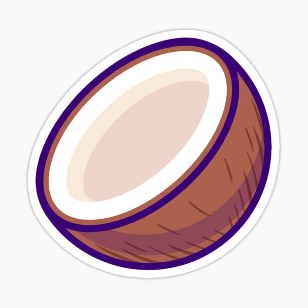"Coconut" Sticker for Sale by FlexingMerch | Redbubble
