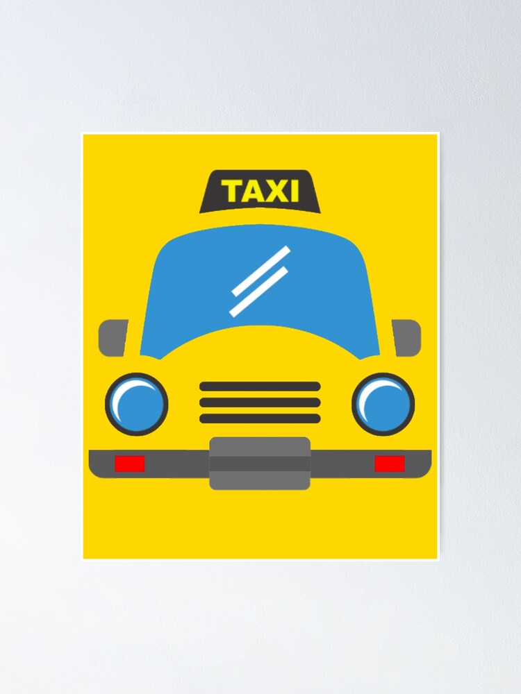 "Taxi Driver Costume Funny Adults and Kids Cab" Poster for Sale by ...