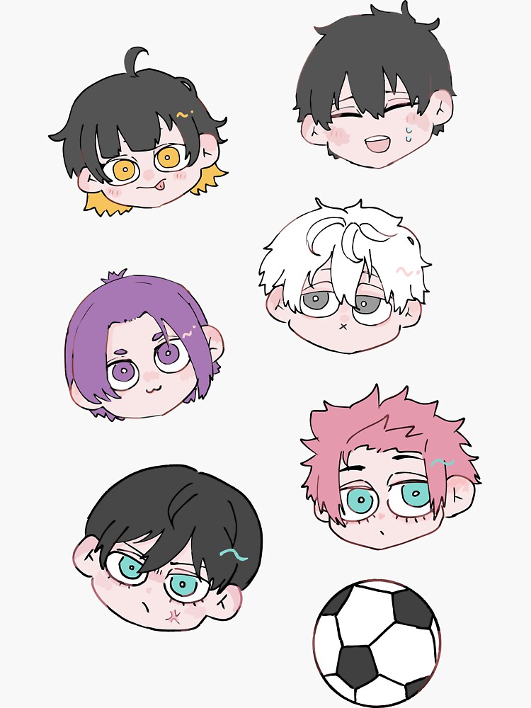 "Blue Lock Team" Sticker for Sale by ThreepShop | Redbubble
