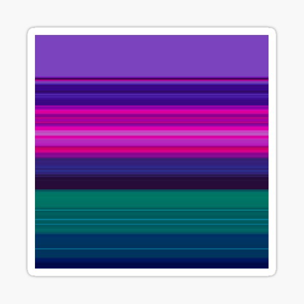 "Bright Bold Purple Pink Green Blue Stripes" Sticker for Sale by ...