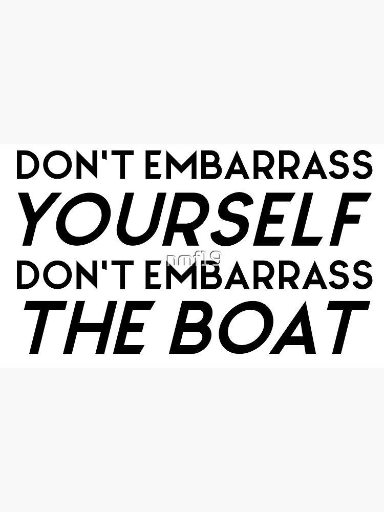 "Below Deck Boat Rules" Sticker for Sale by nmf19 | Redbubble