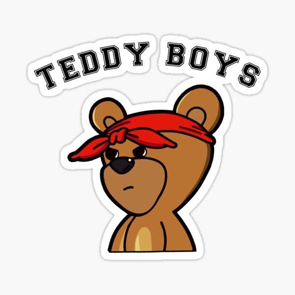 "Teddy Boys" Sticker for Sale by TheBellis | Redbubble